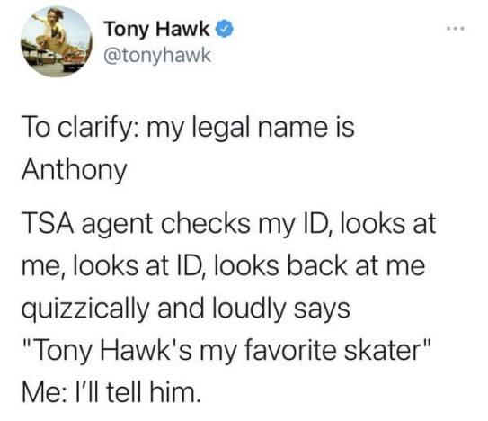 18 Hilarious Times People Didn't Recognize Tony Hawk And He Called Them ...