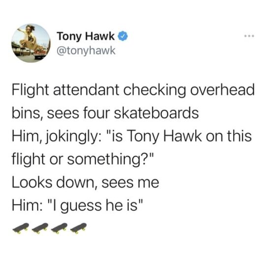 18 Hilarious Times People Didn't Recognize Tony Hawk And He Called Them ...