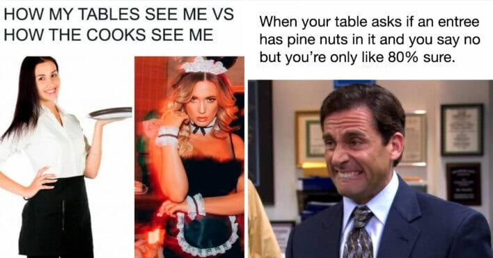 40 Funny Server Memes That Will Trigger Any Waiter Or Waitress